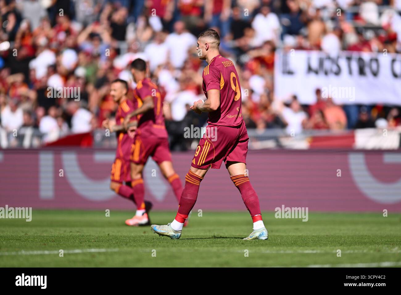 Artem Dovbyk of A.S. Roma celebrates after scoring the goal of 1-0 ...