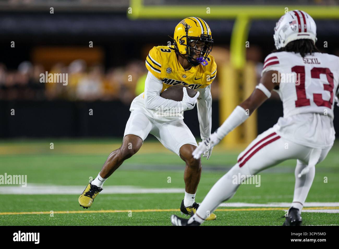 September 27, 2025: Missouri Tigers wide receiver Kevin Coleman Jr ...