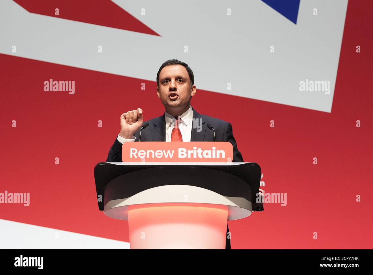 Scottish Labour Leader Anas Sarwar during the Labour Party Conference ...