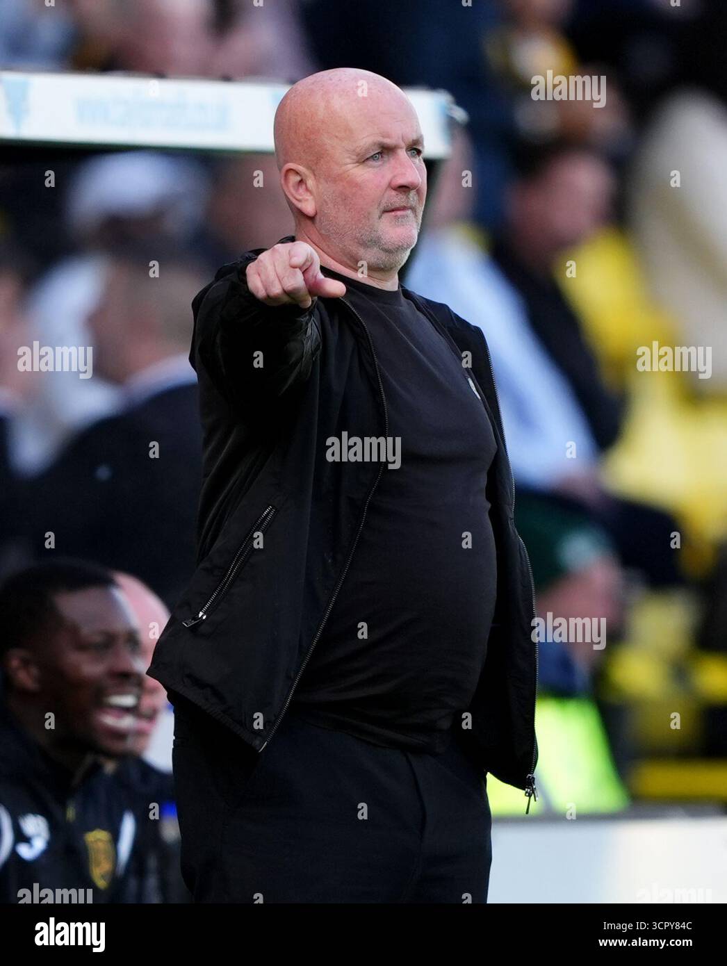 Livingston manager David Martindale during the William Hill Premiership ...