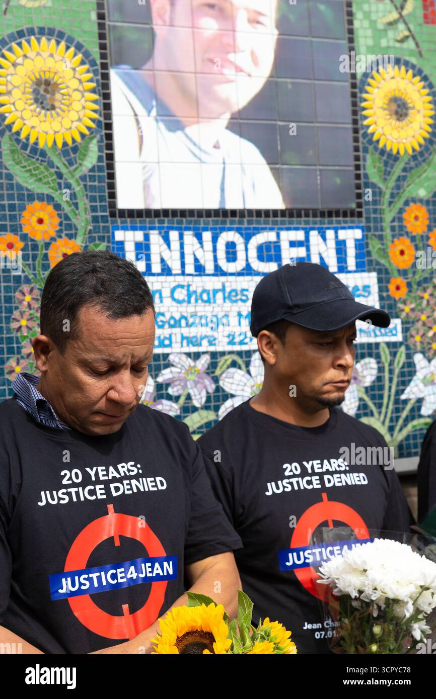Cousins of Jean Charles de Menezes, Alex Pereira (left) and Alessandro ...