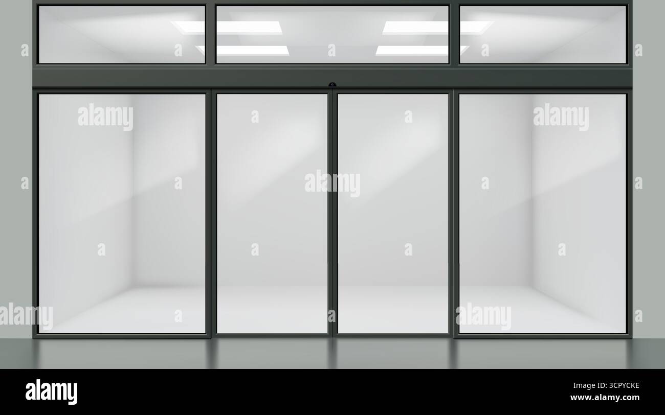 Urban empty shop Stock Vector Images - Alamy