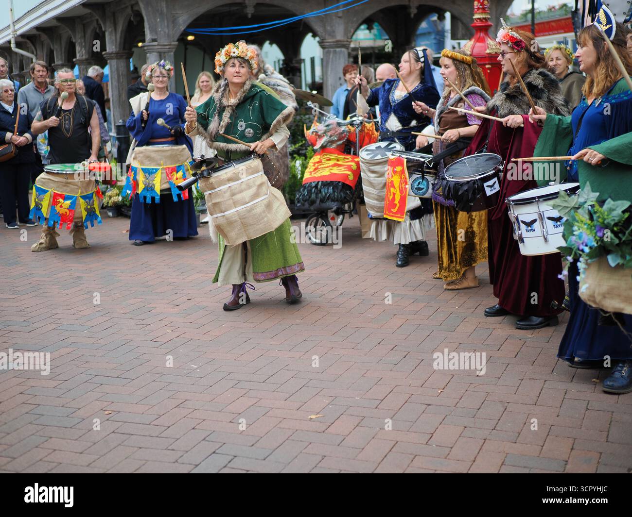 Faversham, Kent, UK. 28th Sep, 2025. A themed Medieval & Tudor market ...