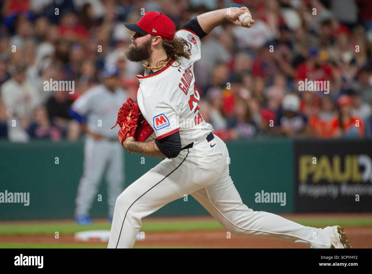 Cleveland Guardians Relief Pitcher Hunter Gaddis Delivers Against The