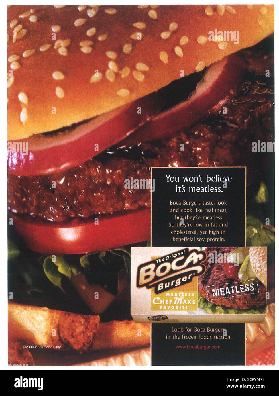 Old burger advertisement hi-res stock photography and images - Alamy
