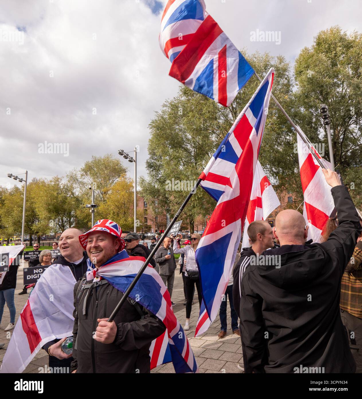 Protests outside Labour Conference 2025. Palestine action protesters ...