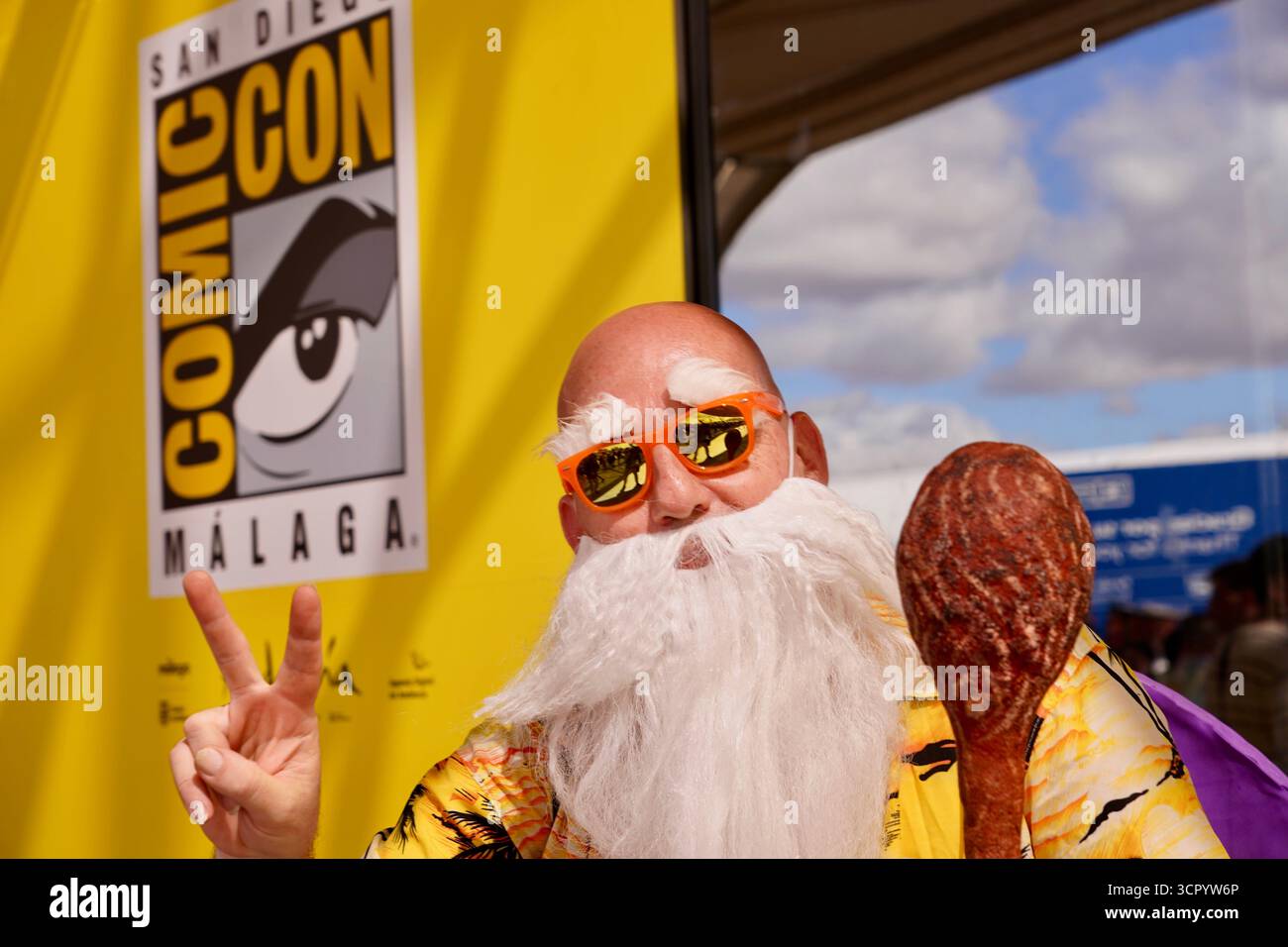 Atmosphere on the last day of the San Diego Comic-Con in Malaga, on ...