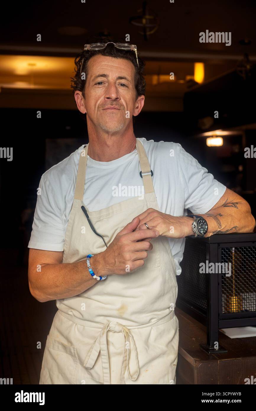 Birmingham, USA. 26th Sep, 2025. Guest Chef Robbie Wilson poses for a ...