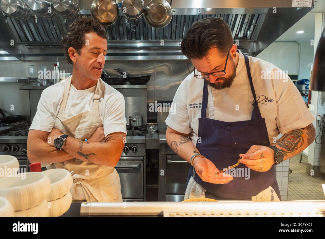 Birmingham, USA. 26th Sep, 2025. Chefs Robbie Wilson, and Jacob Stull ...