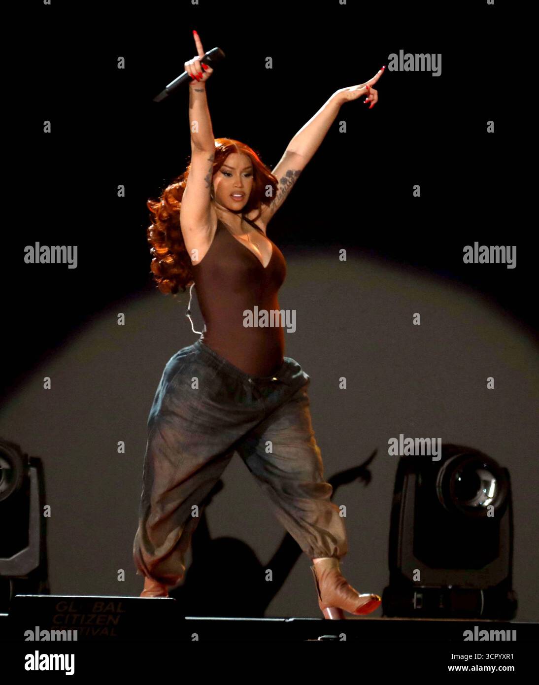 September 27, 2025, New York, New York, USA: Rapper CARDI BÂ seen at ...