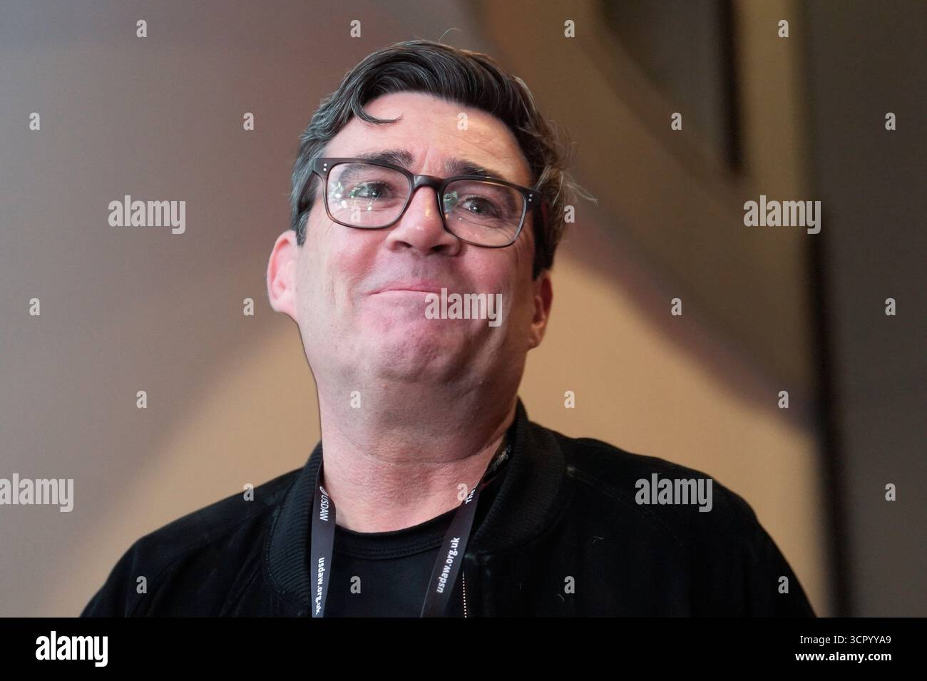 Mayor of Greater Manchester Andy Burnham attending a Labour for a New ...