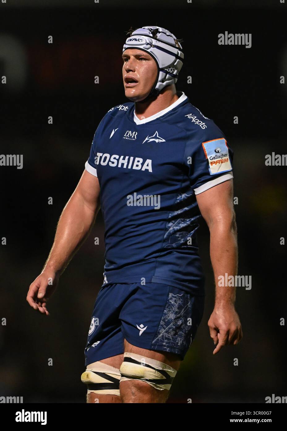 Sale Sharks' Ernst van Rhyn during the Gallagher PREM match at the ...