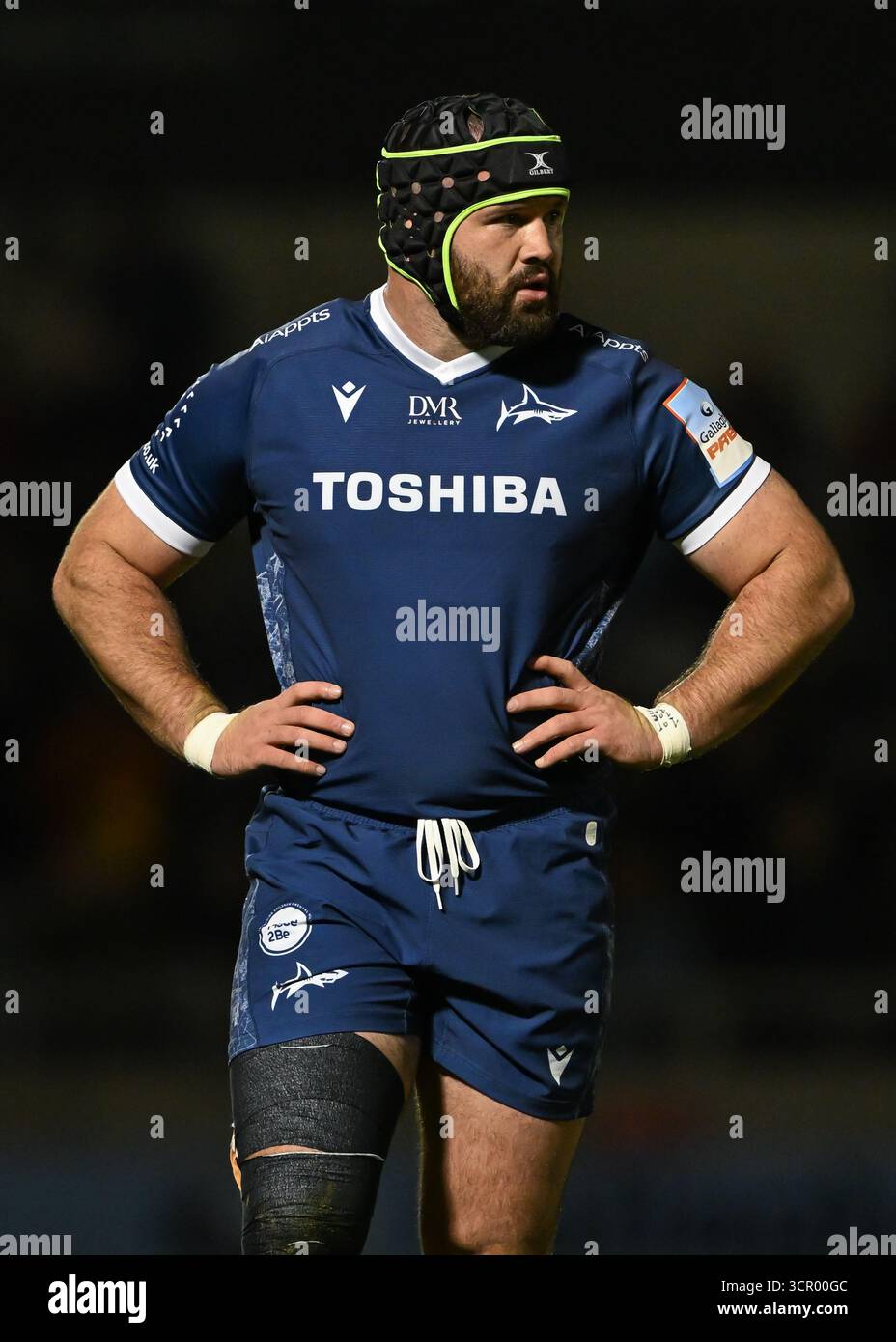 Sale Sharks' Bevan Rodd during the Gallagher PREM match at the CorpAcq ...