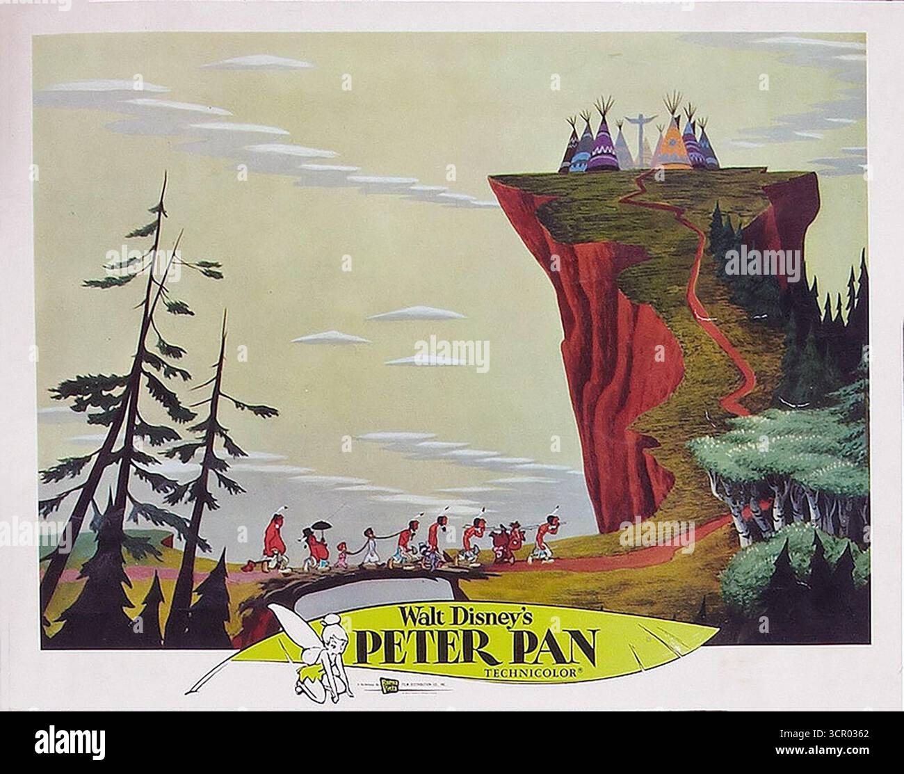 1969 Walt Disney's Peter Pan (1953) re-release lobby card, to the ...