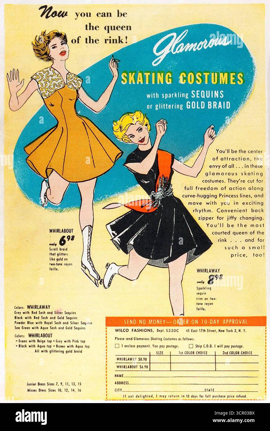1950s ice skating clothing fashions hi-res stock photography and images ...