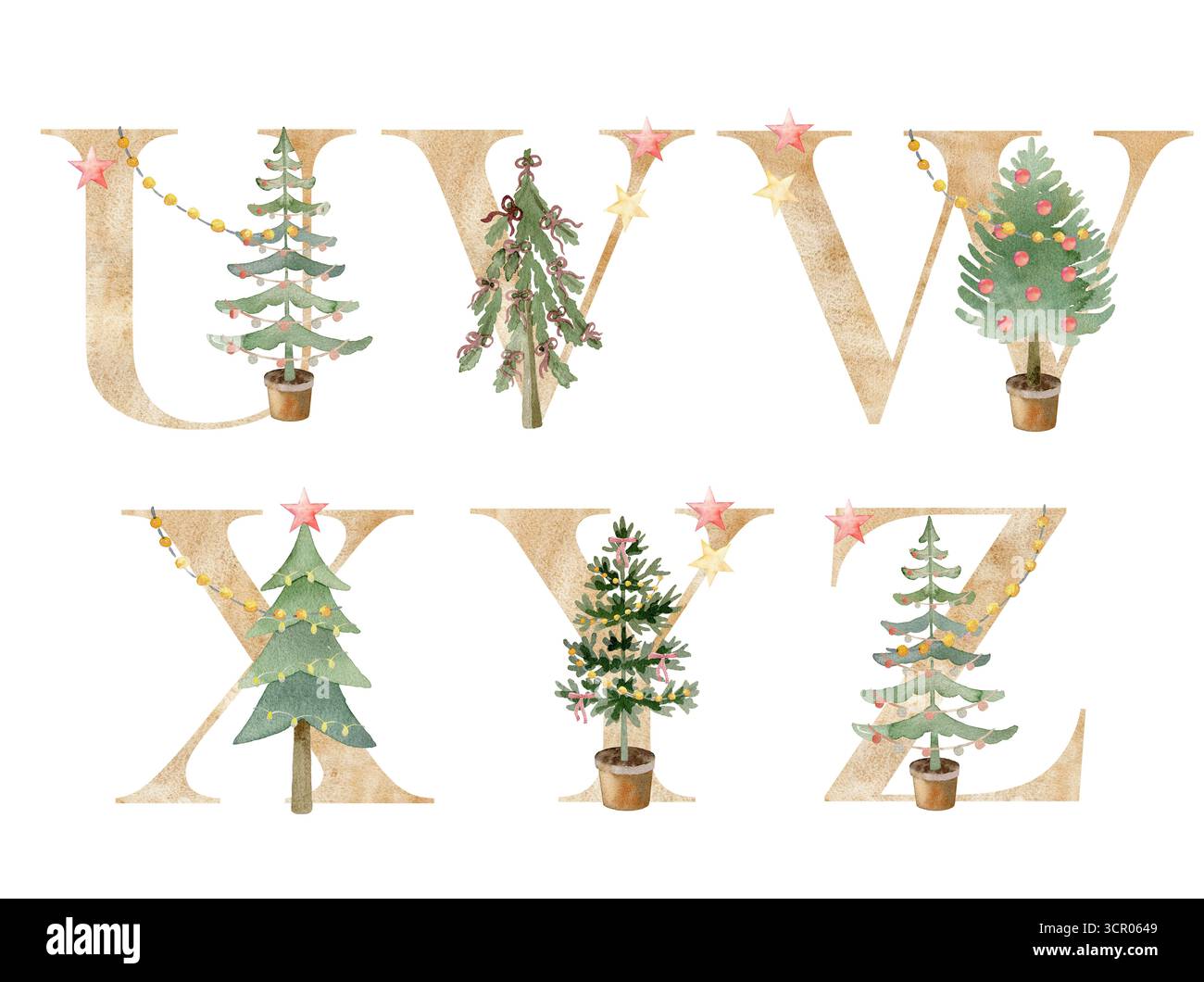 Watercolor wonderland Cut Out Stock Images & Pictures - Alamy