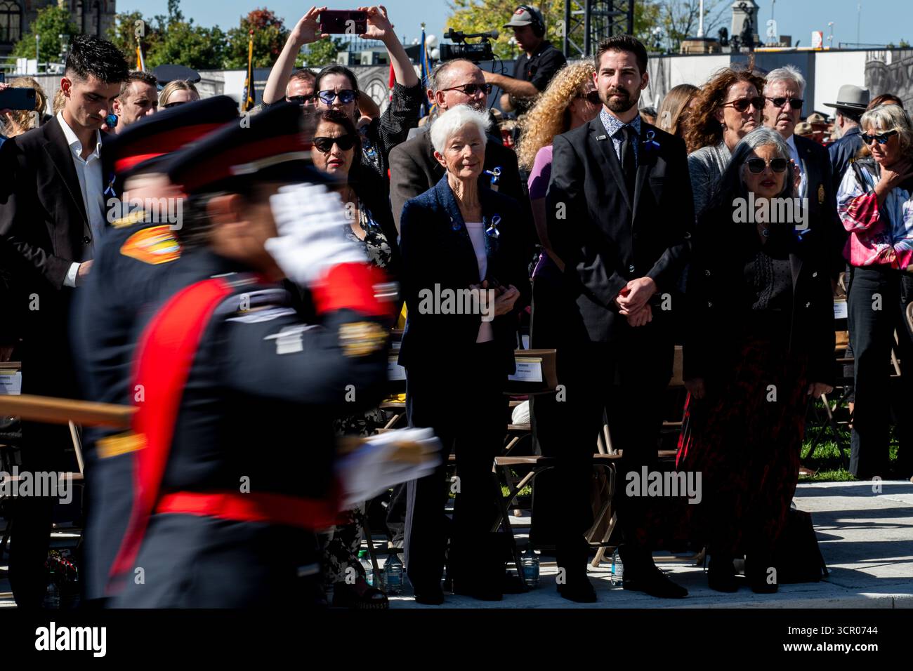 Ottawa, Canada. 28th Sep, 2025. Mother-in-law Kathleen Stokoe, left-to ...