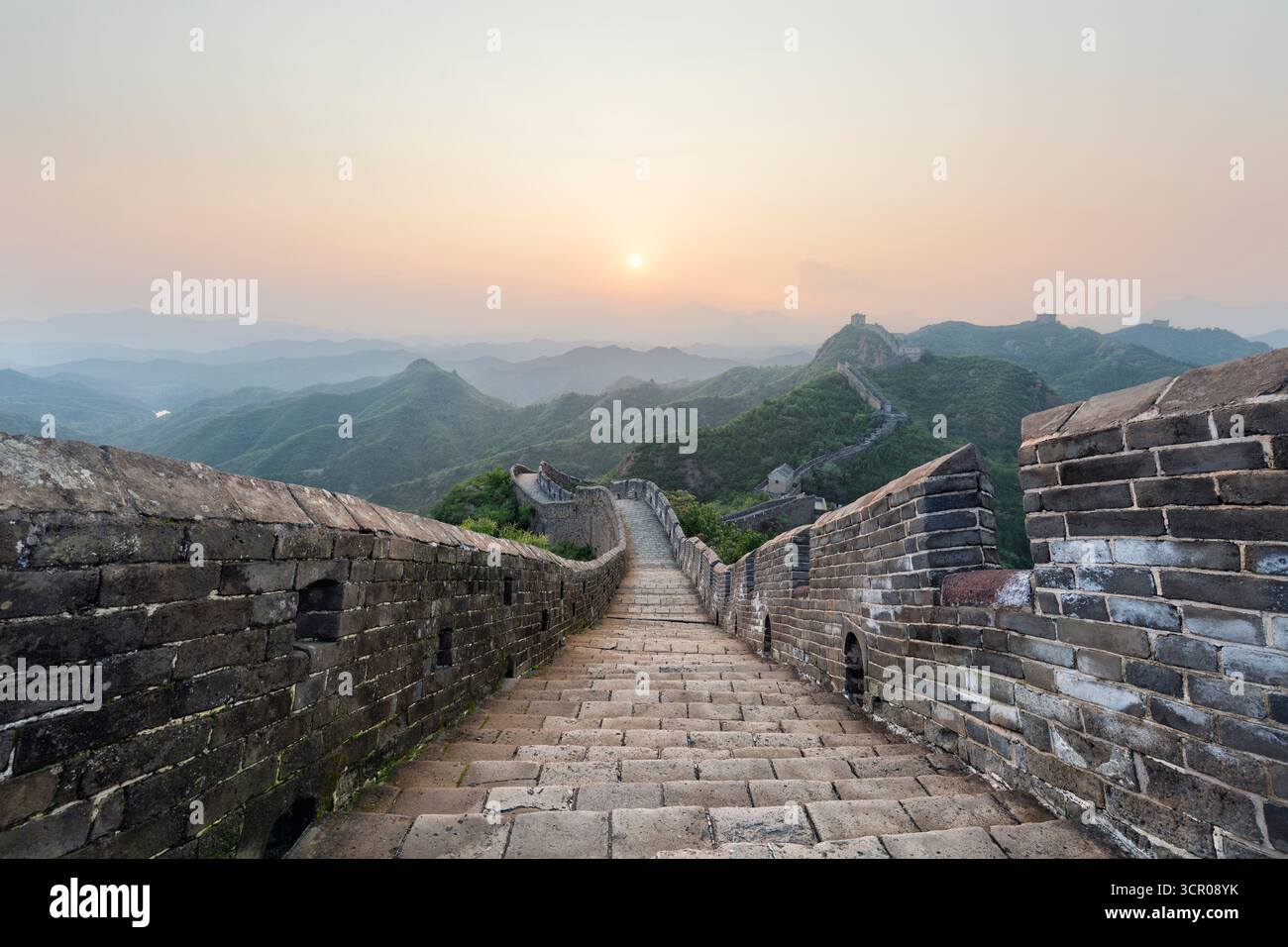 The Great Wall of China. Famous travel destinations in China Stock ...
