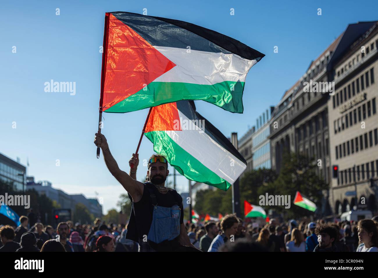 Friedendemonstration für Gaza unter dem Motto All Eyes on Gaza Stoppt ...