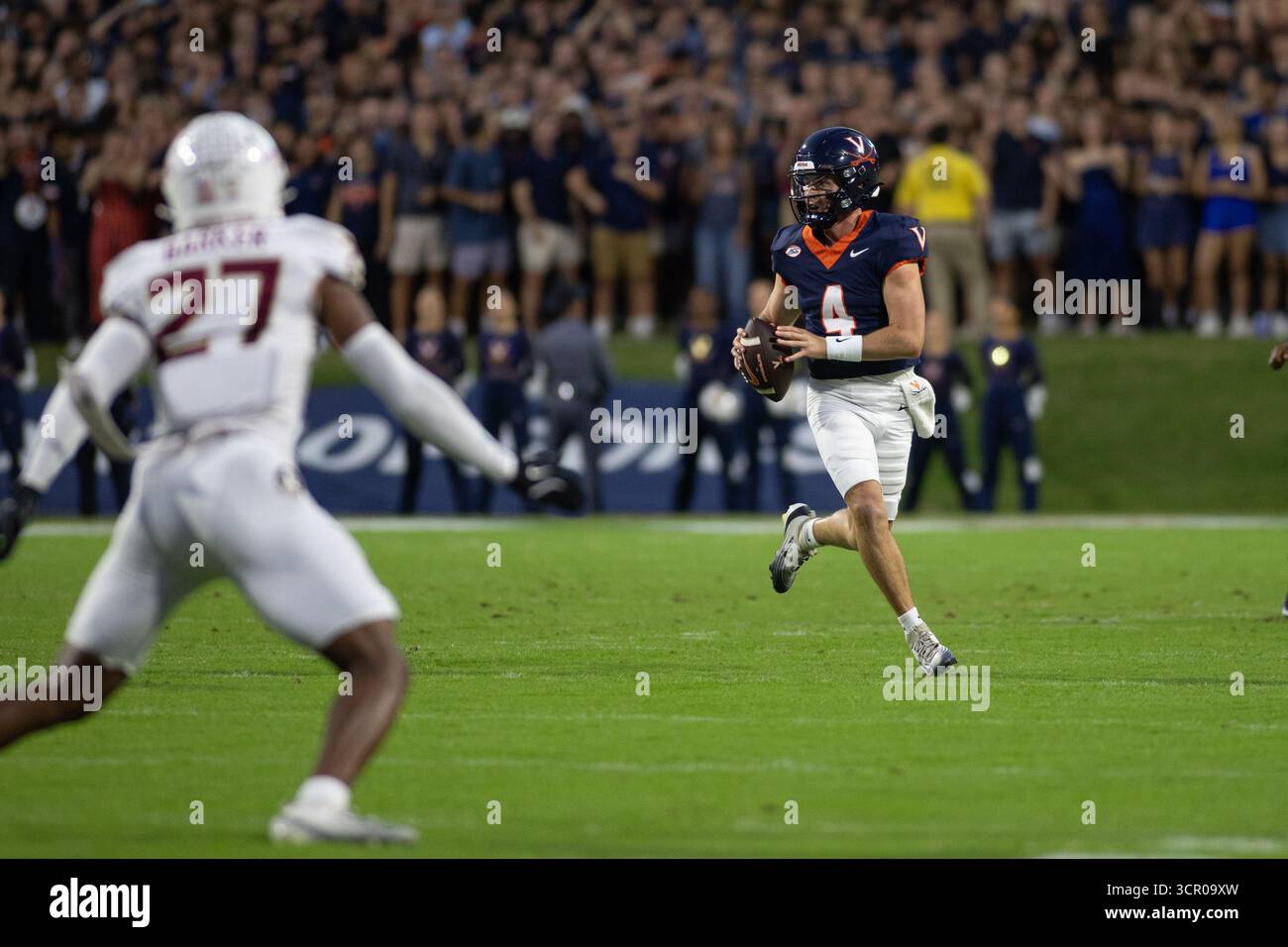 Charlottesville, VA, USA. 26th Sep, 2025. Virginia Cavaliers ...