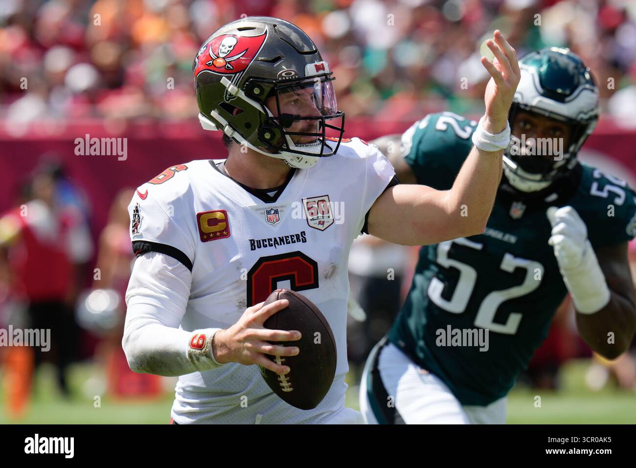 Philadelphia Eagles wide receiver Devonta Smith (6) gets past ...