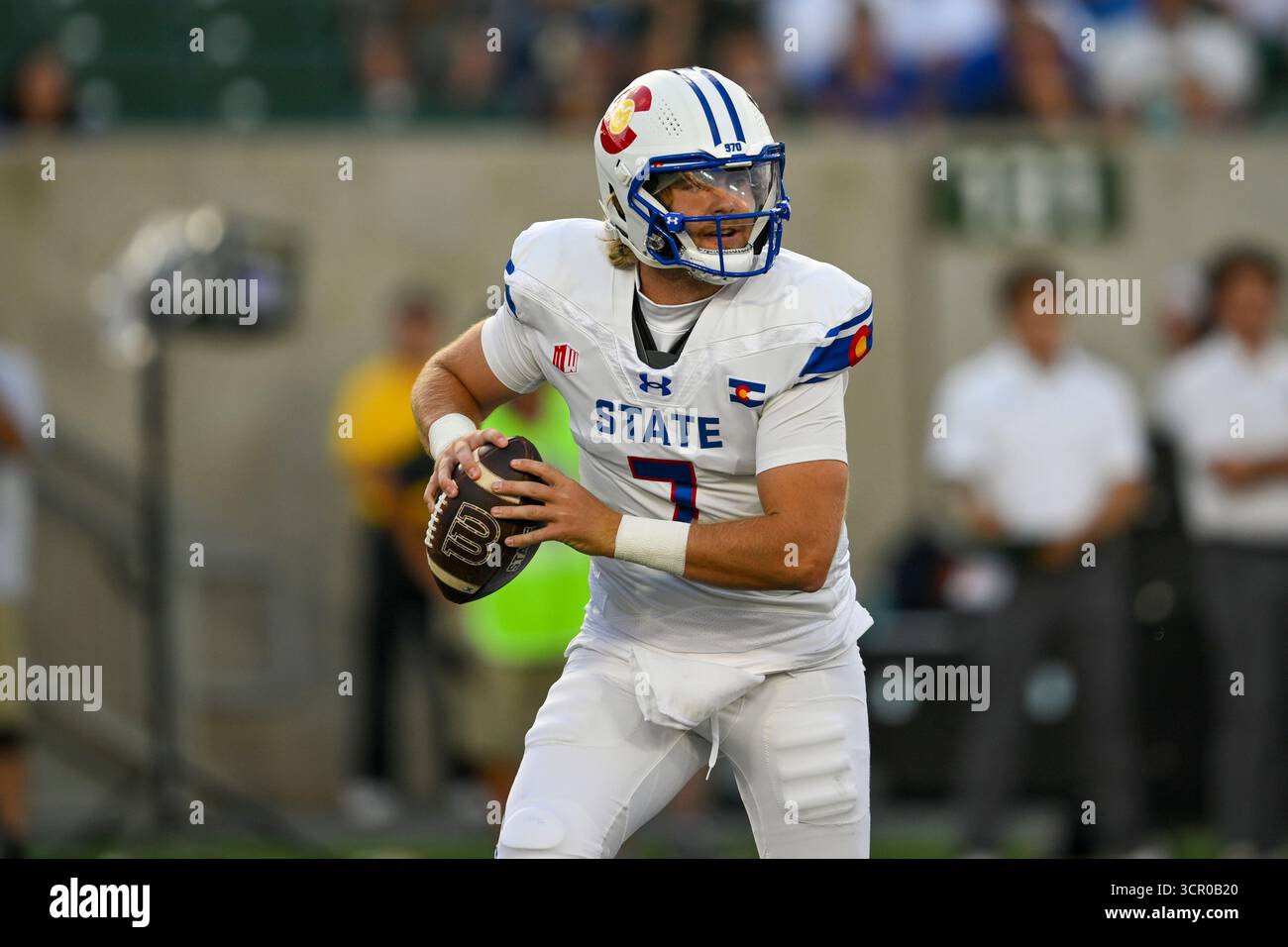September 27, 2025: Colorado State quarterback, Jackson Brousseau (7 ...