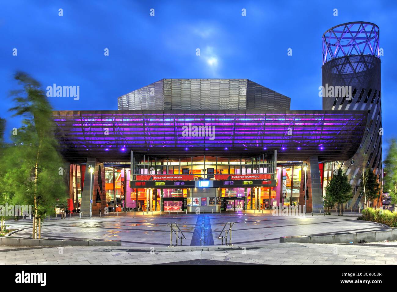 The Lowry in Salford Quays, Manchester, United Kingdom is a theatre and ...