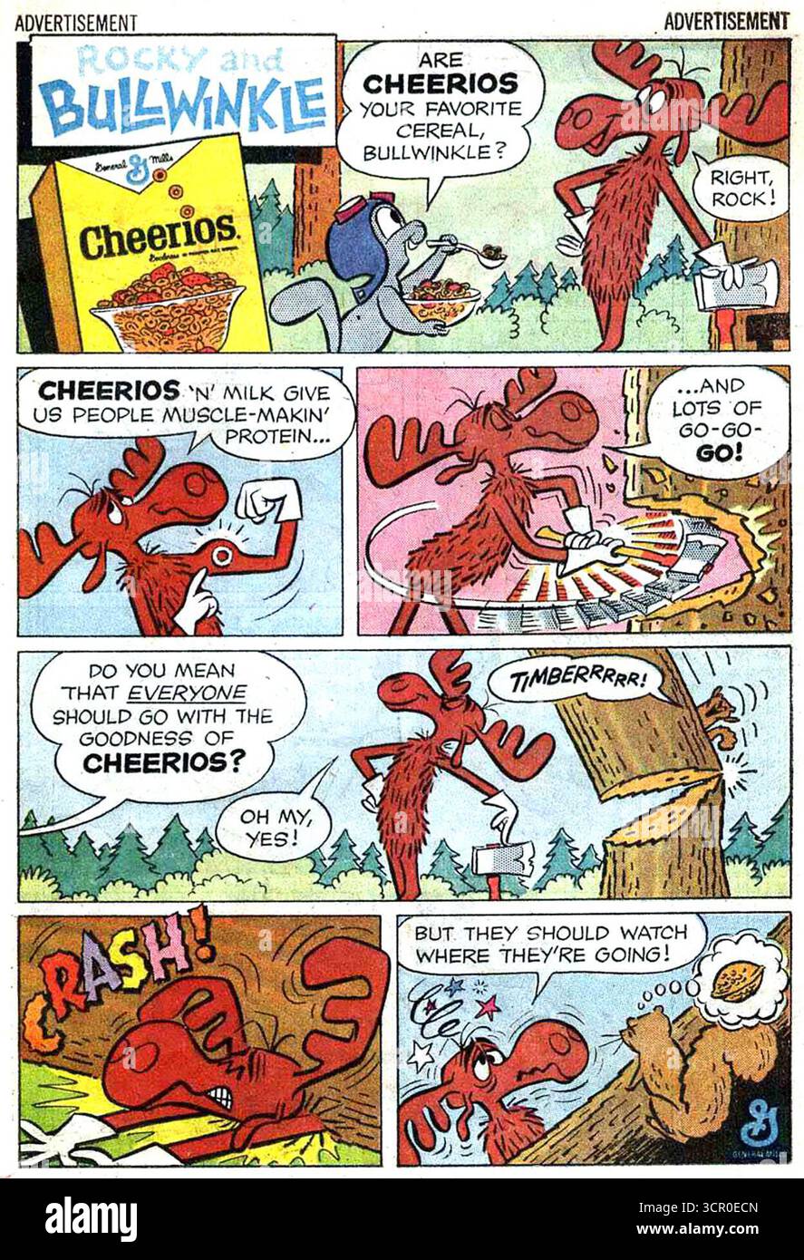 Rocky and bullwinkle cartoon hi-res stock photography and images - Alamy