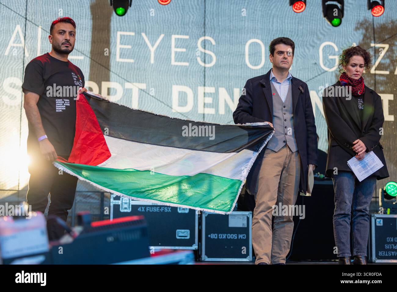 Friedendemonstration für Gaza unter dem Motto All Eyes on Gaza Stoppt ...