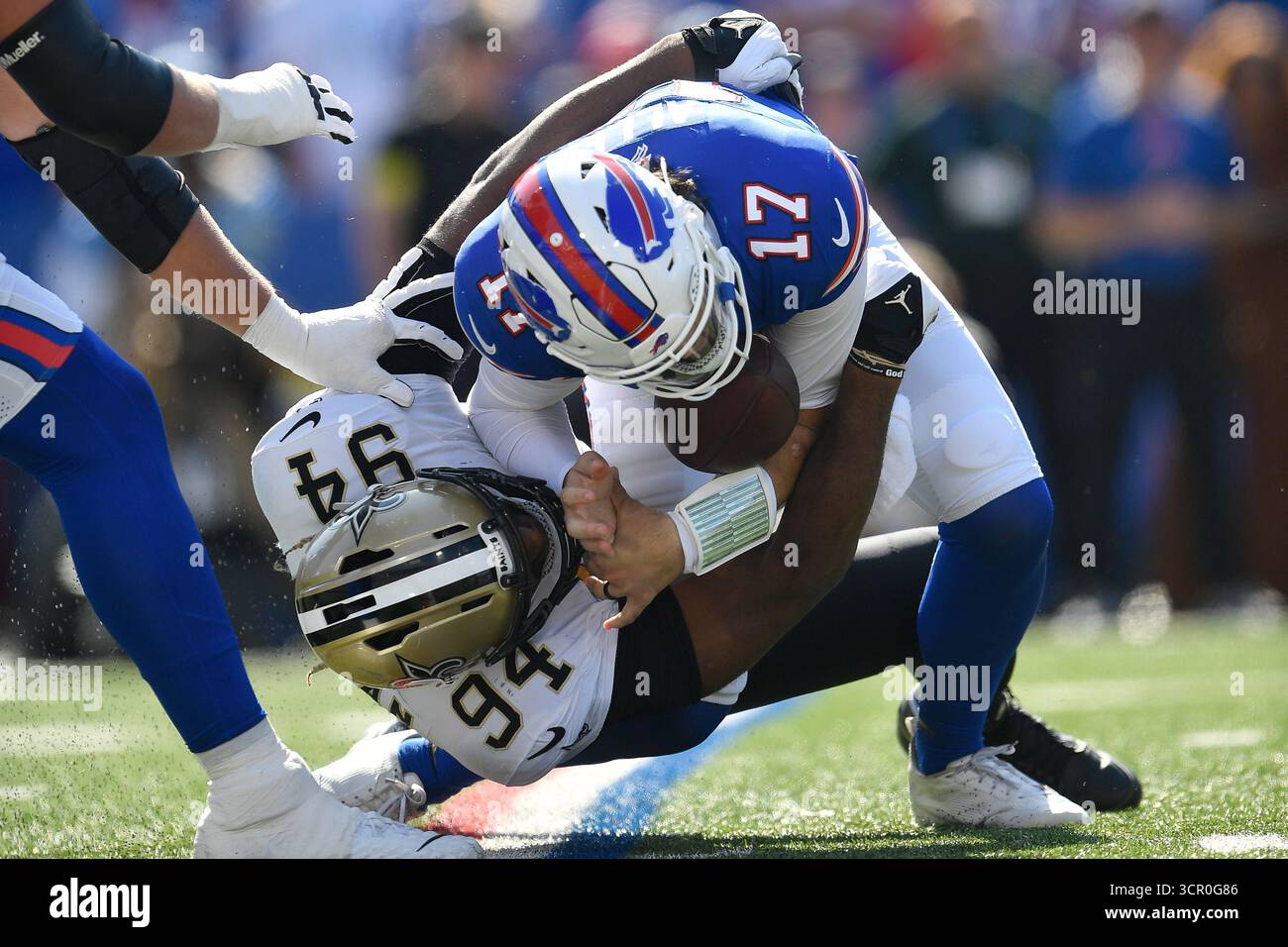 New Orleans Saints defensive end Cameron Jordan (94) sacks Buffalo ...