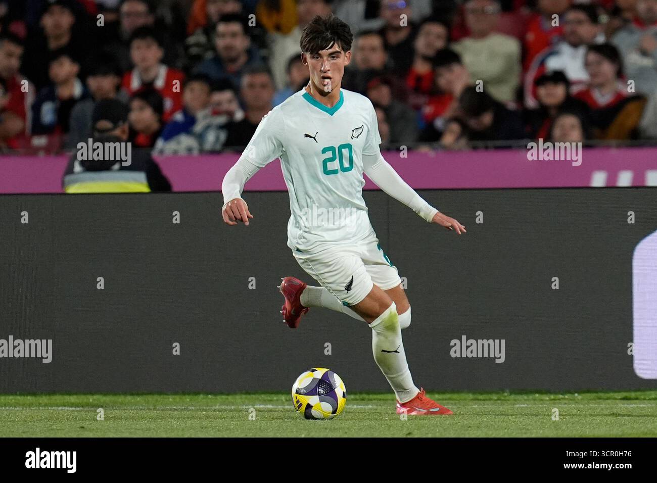 New Zealand's Stipe Ukich controls the ball during a FIFA U-20 World ...