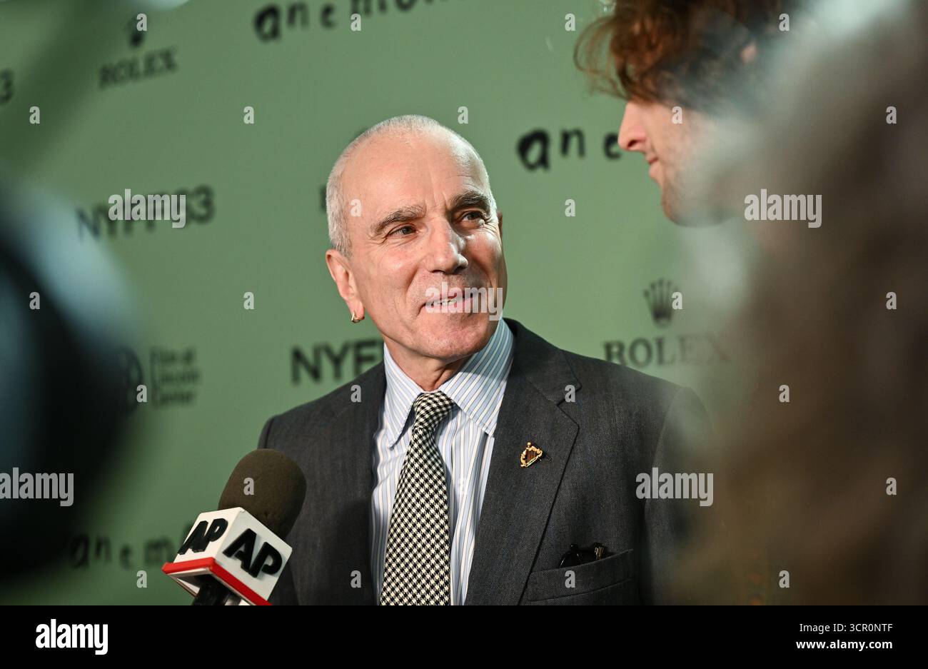 Daniel Day-Lewis attends the premiere of "Anemone" at Alice Tully Hall ...