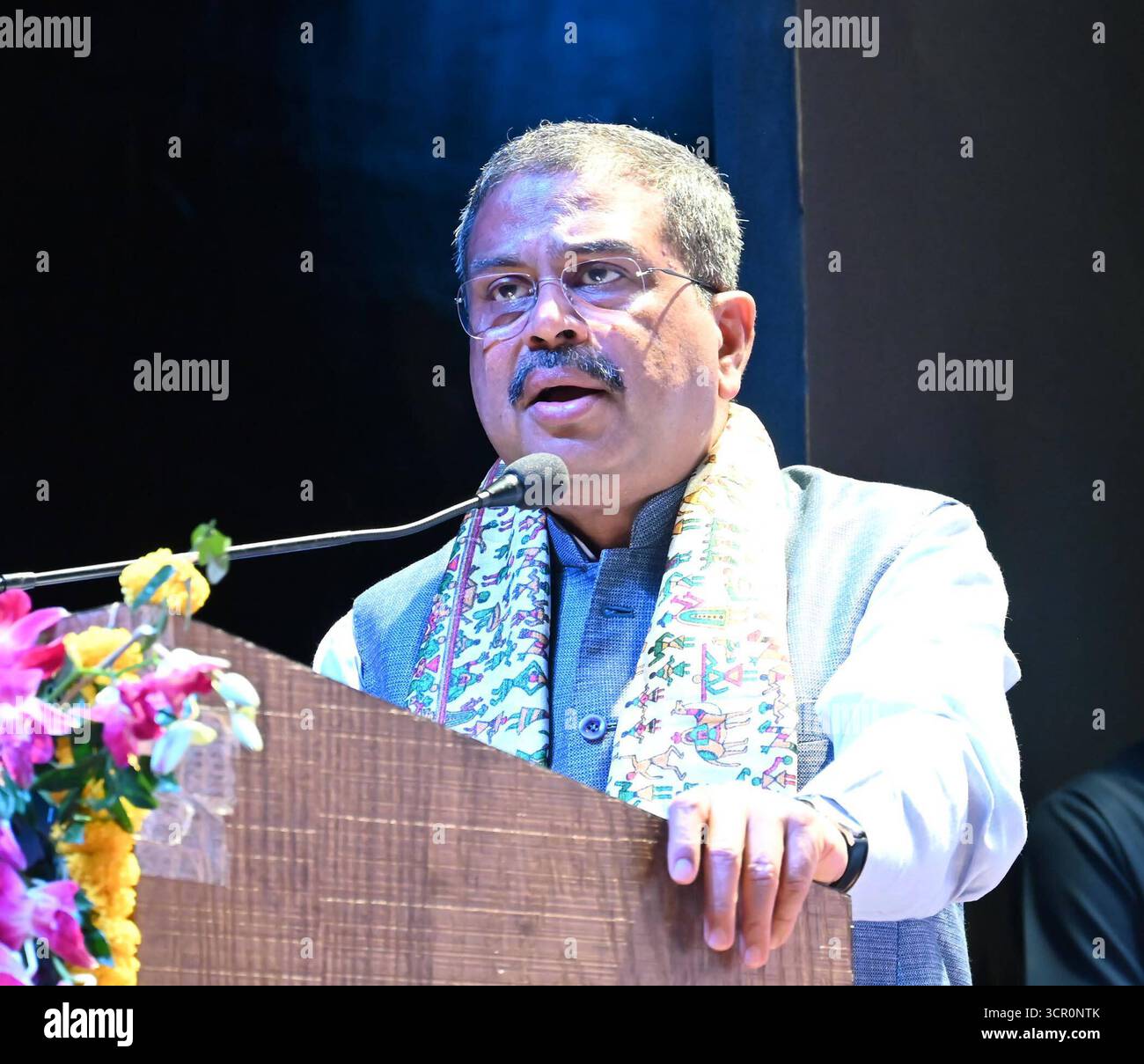 PATNA, INDIA - SEPTEMBER 27: Union Minister and Bihar Election Incharge ...
