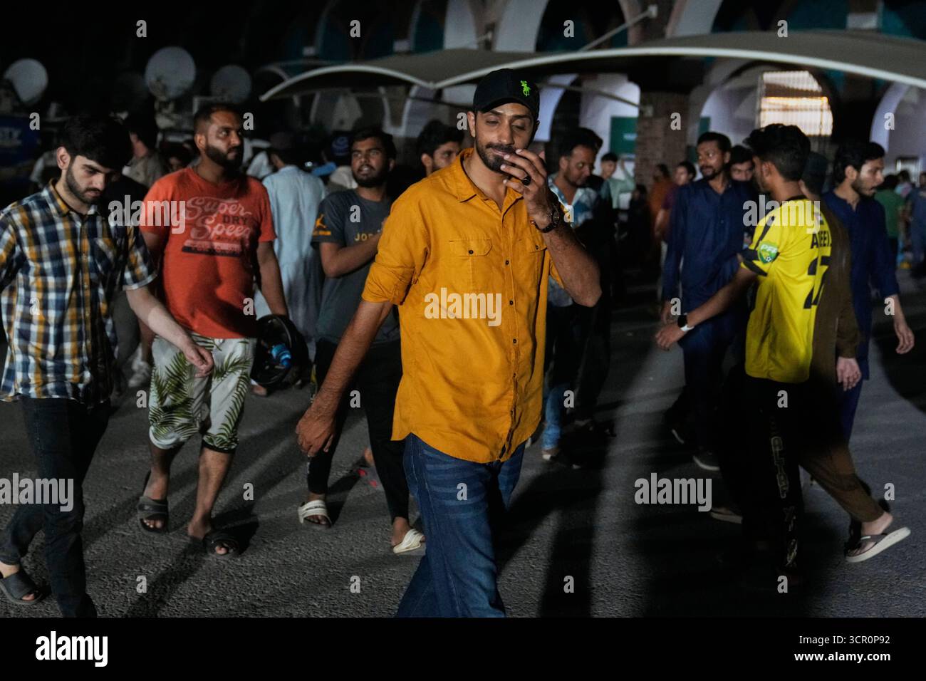 Dejected cricket fans leave after watching Asia Cup final match between ...