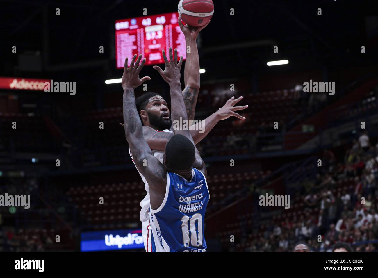 # 6 Devin Booker (EA7 Emporio Armani Olimpia Milano) and # 10 Jason ...