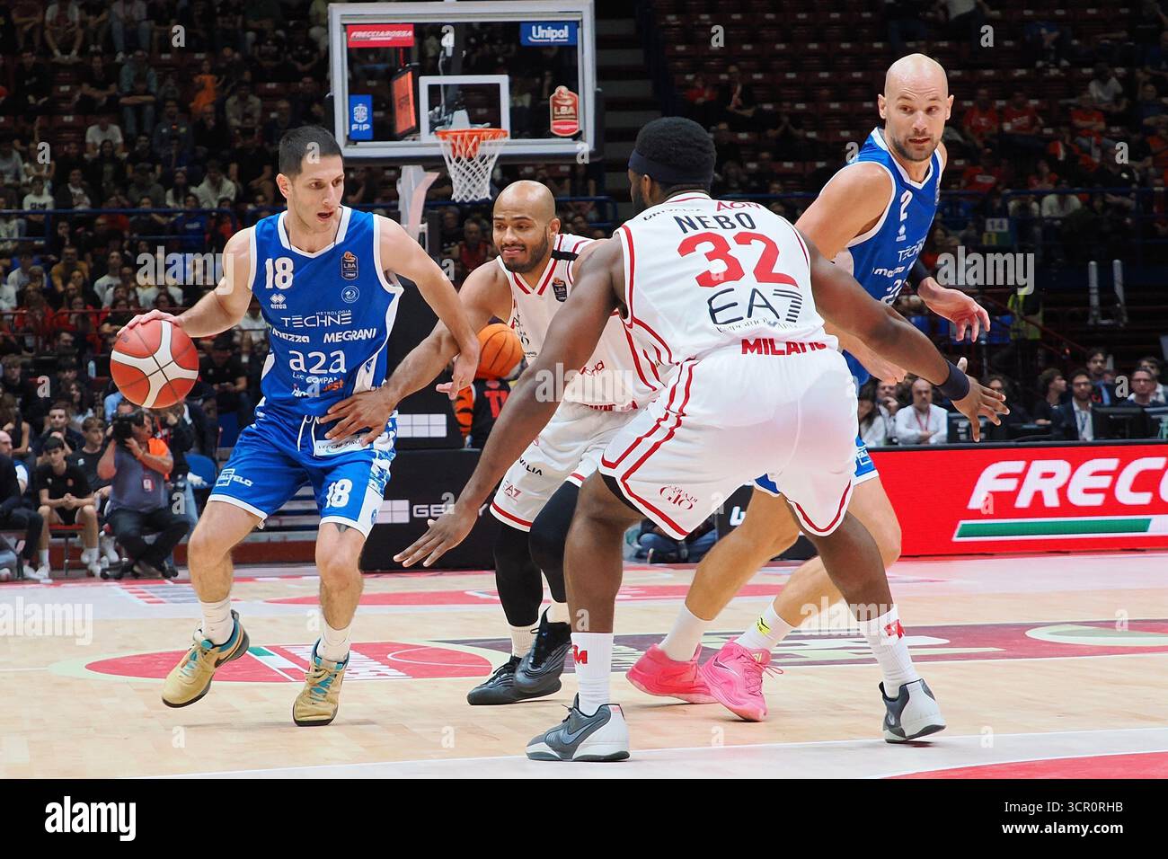 Nikola Ivanovic (Germani Brescia) during Final - Germani Brescia vs EA7 Emporio Armani Milano ...
