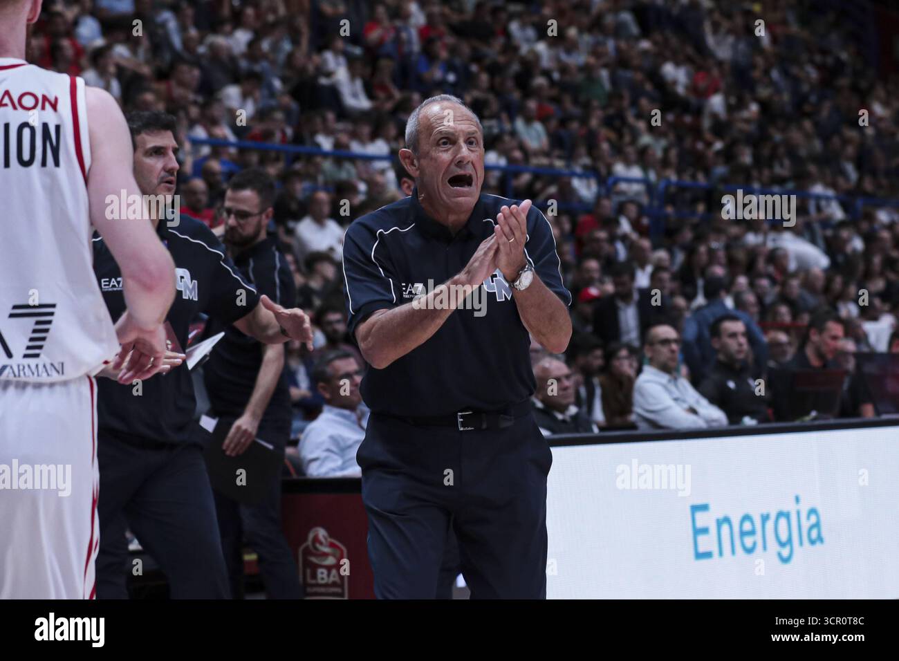 Ettore Messina (head coach EA7 Emporio Armani Olimpia Milano) during ...