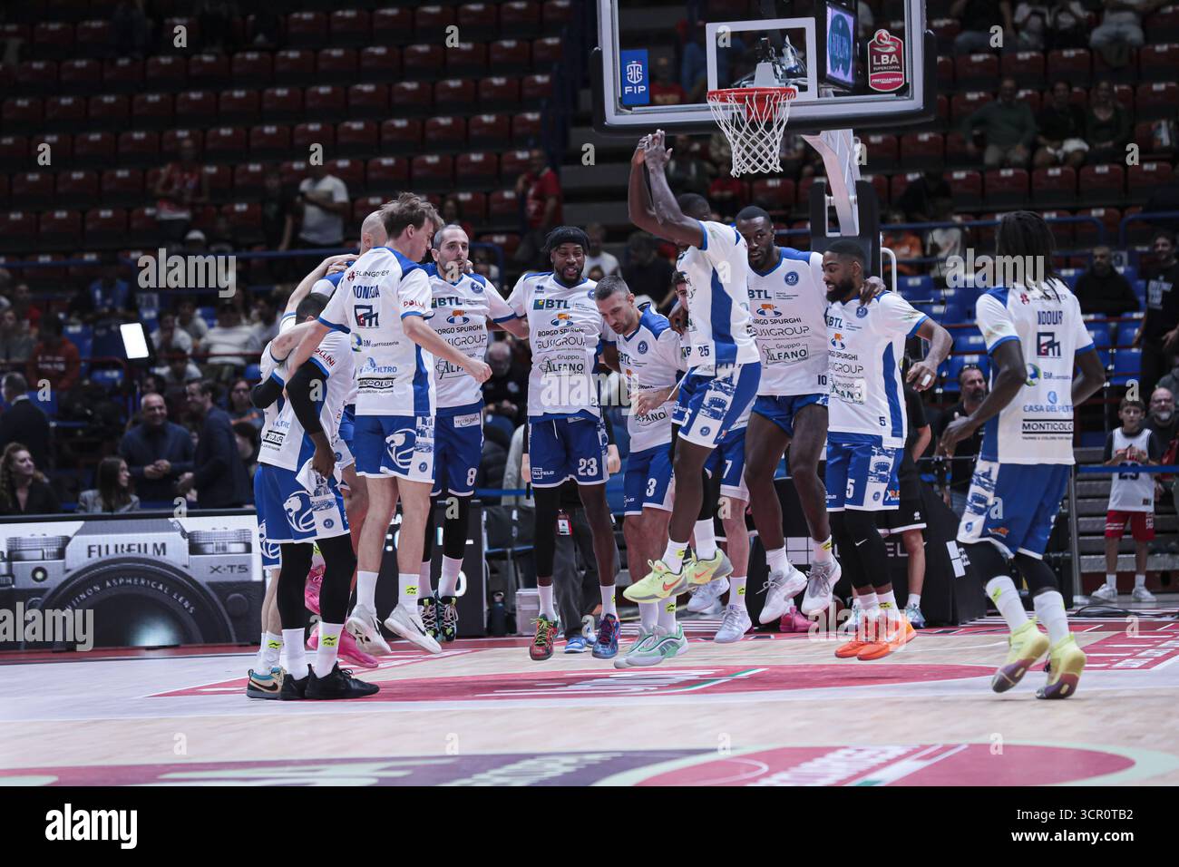 Germani Brescia teams during Final - Germani Brescia vs EA7 Emporio ...