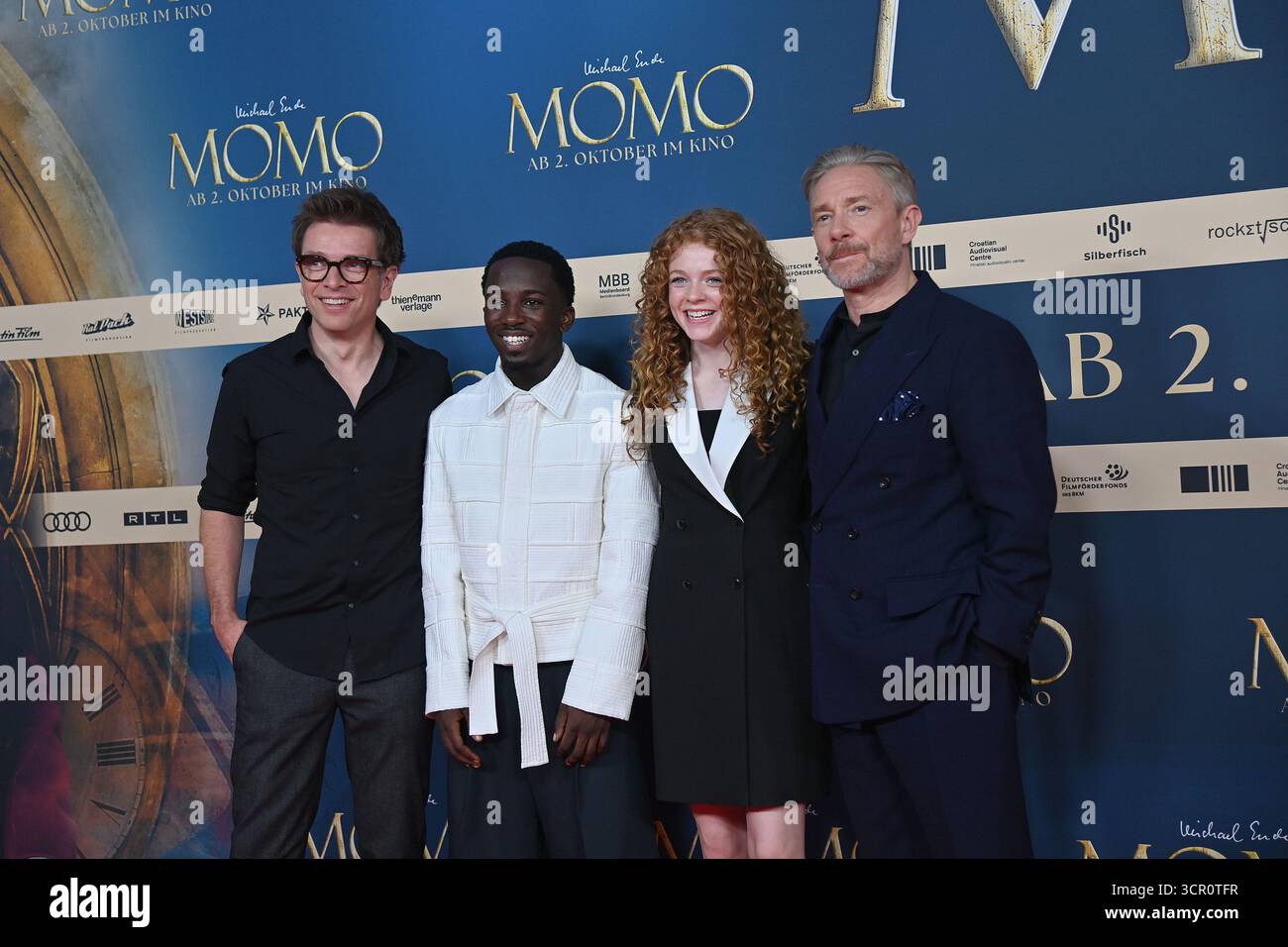 From left: Christian DITTER (director and author), Araloyin Oshunrem ...