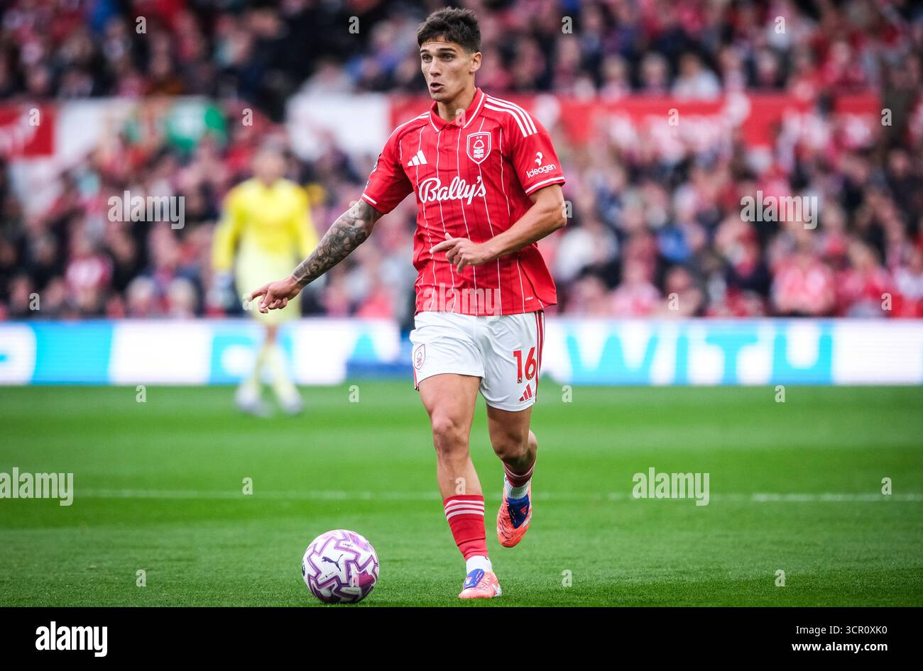 Nicolas DOMINGUEZ of Nottingham Forest during the English championship ...