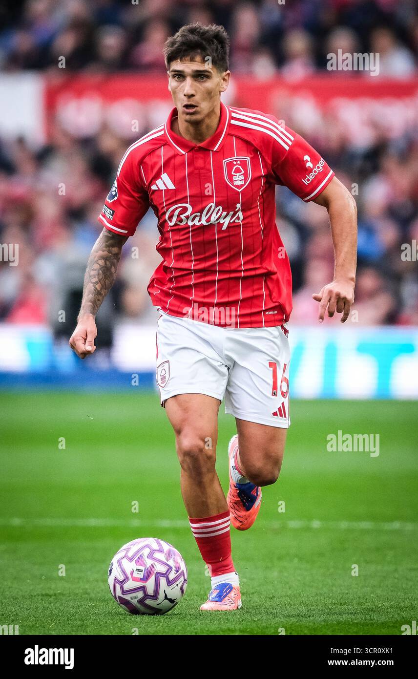 Nicolas DOMINGUEZ of Nottingham Forest during the English championship ...
