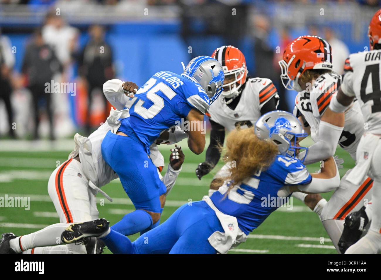 DETROIT, MI - SEPTEMBER 28: Detroit Lions Running Back Jacob Saylors ...