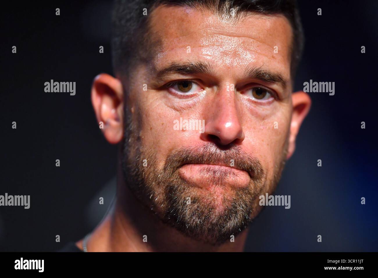 Carolina Panthers head coach Dave Canales speaks during a news ...