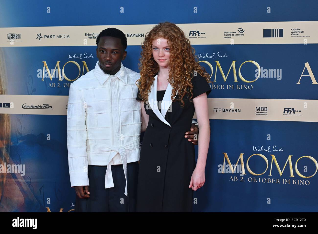 from left: Araloyin Oshunrem, Alexa Goodall, film premiere MOMO on ...