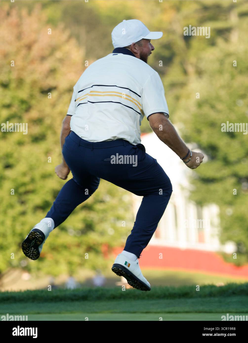 Farmingdale, United States. 28th Sep, 2025. Shane Lowry of Team Europe ...