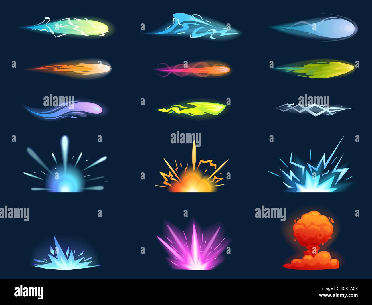 Cartoon shooting magic plasma laser hi-res stock photography and images ...