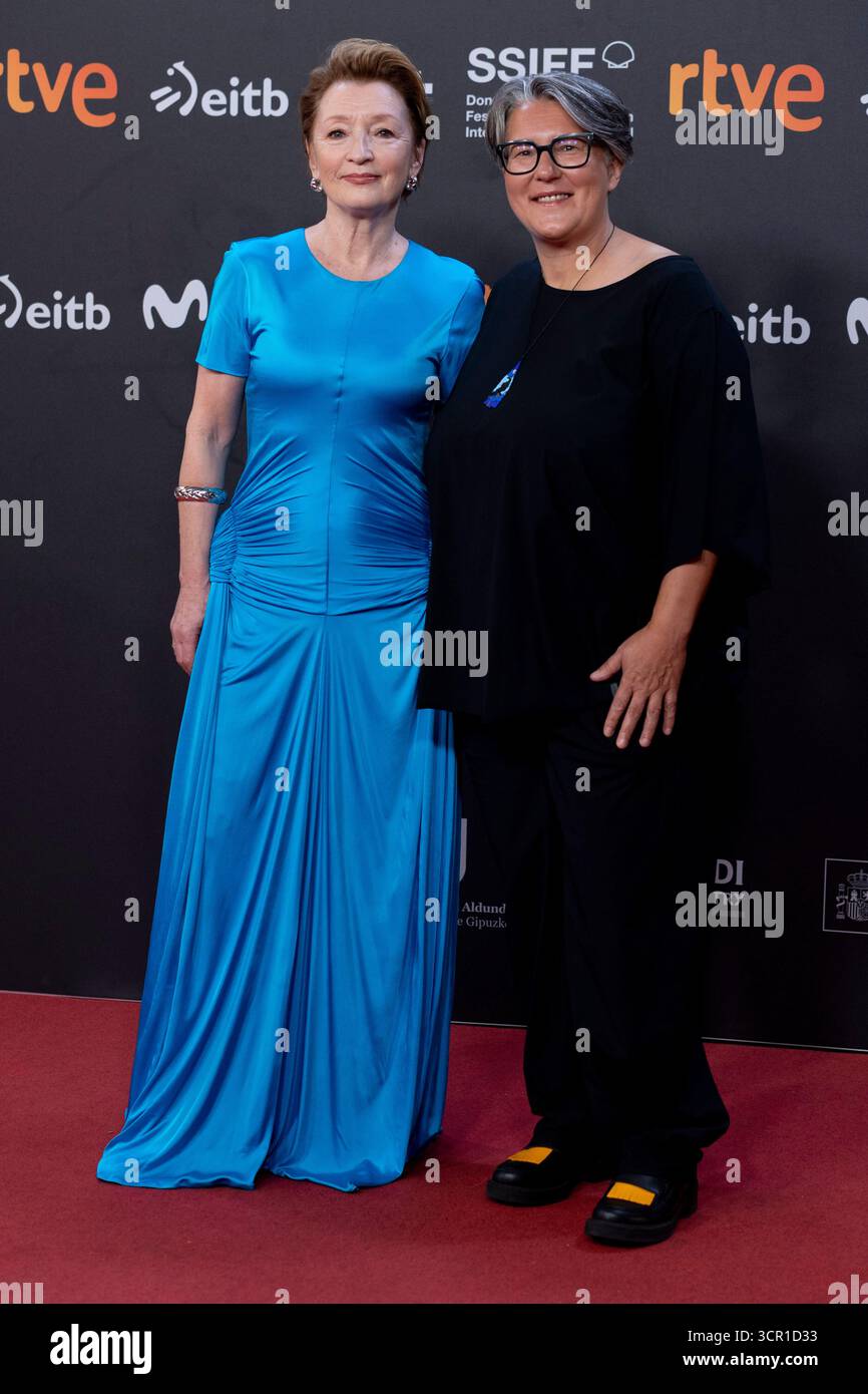 Lesley Manville and Kasia Adamik attended 'Winter of the Crow' Red ...