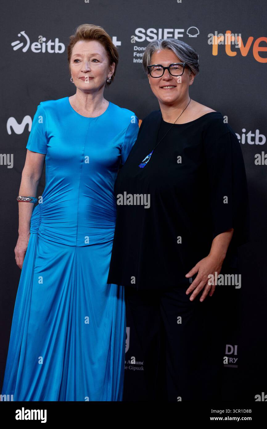 Lesley Manville and Kasia Adamik attended 'Winter of the Crow' Red ...