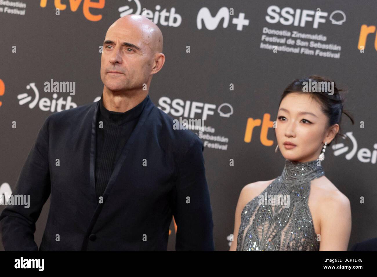 Mark Strong and Zhou Dong-yu attended 'Winter of the Crow' Red Carper ...