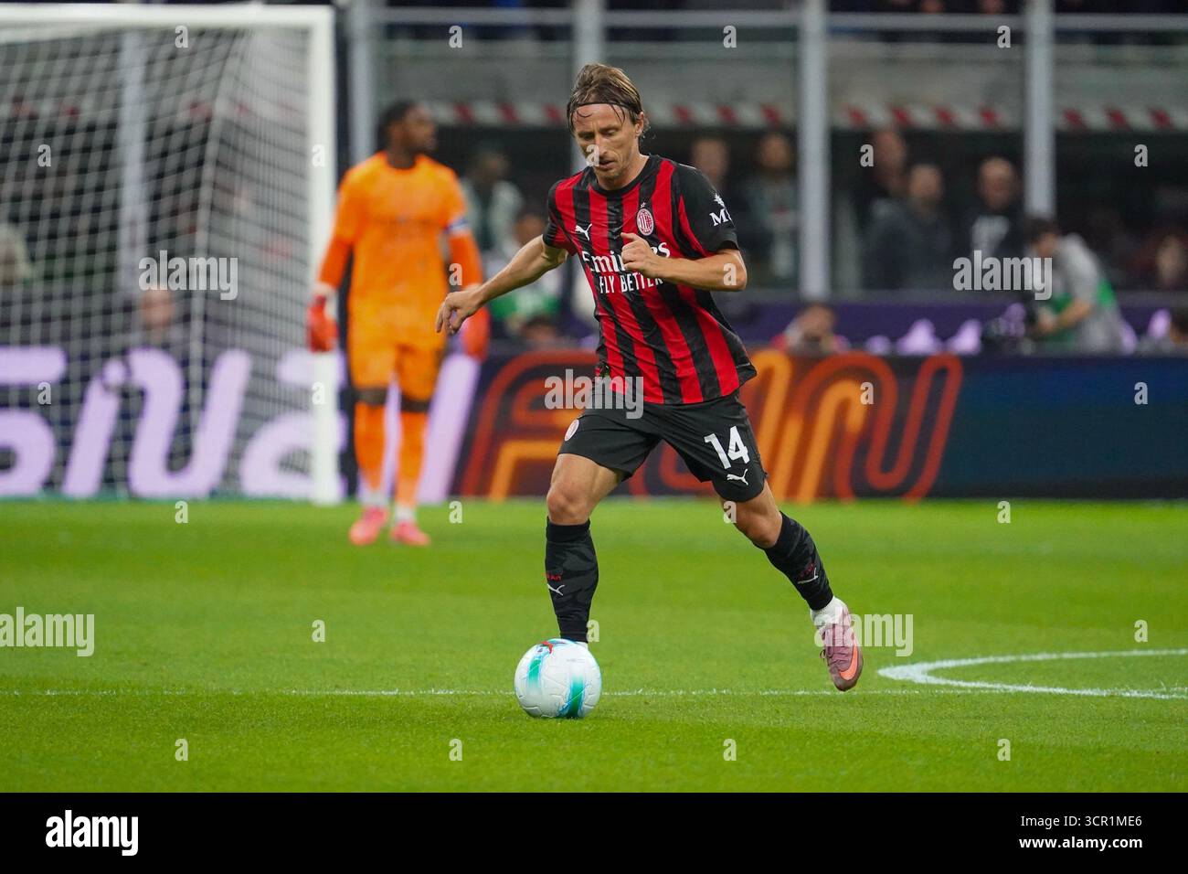 Milan, Italy. 28/09/2025. Luka Modric, during AC Milan Vs SSC Napoli ...